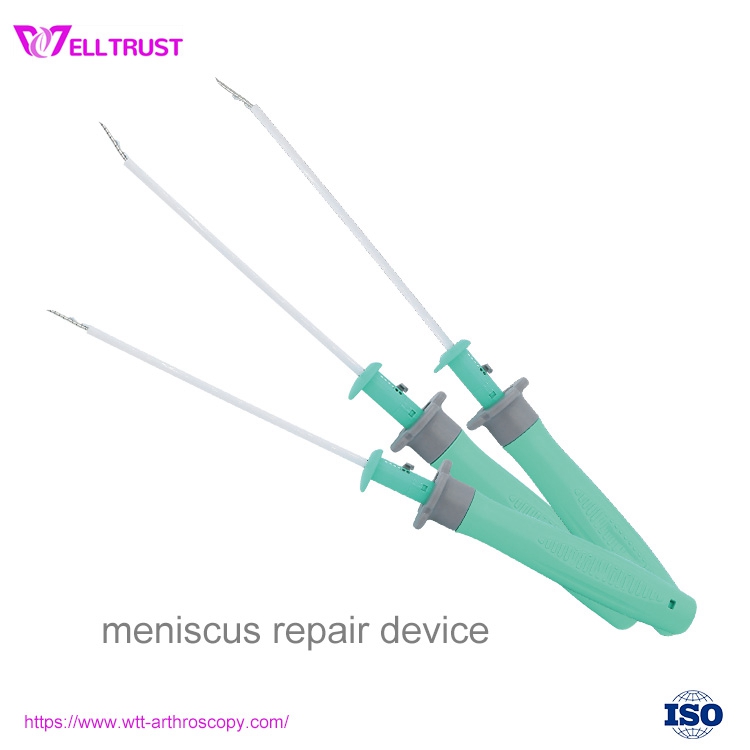 Meniscus repair device meniscal repair system for knee arthroscopy surgery