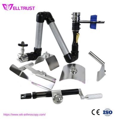 Arthroscopy spider limb positioner endoscope holder traction set